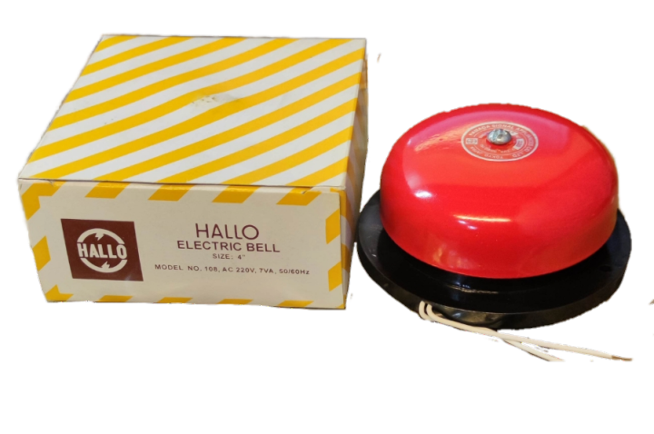 4" Round Bell, Fire Alarm Bell 4" (Hallo) Japan, 4" Red Round Bell ...