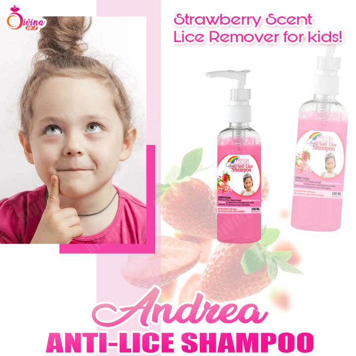 Andrea Anti-Lice Kiddie Shampoo Strawberry 100ml ( PANG ALIS KUTO AT ...