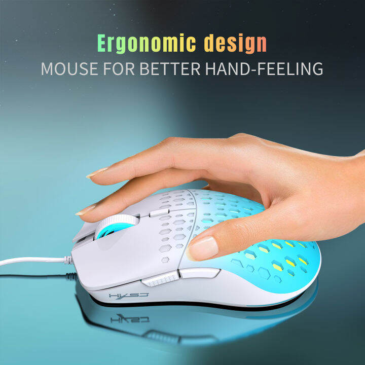 Pc Mouse Plug and Play Mouse Colorful Backlit Gaming Mouse High ...