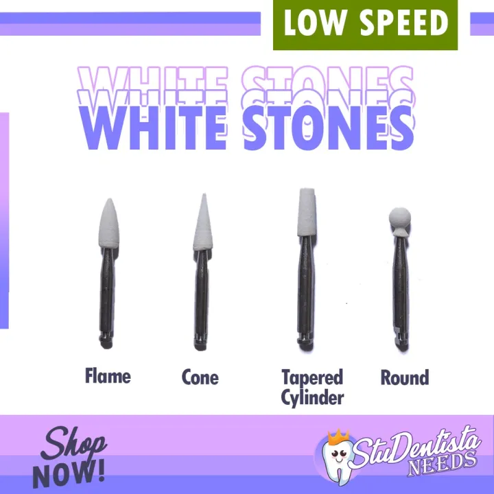 Composite Trimmer | Dental White Stone burs | polishing burs | Lazada PH