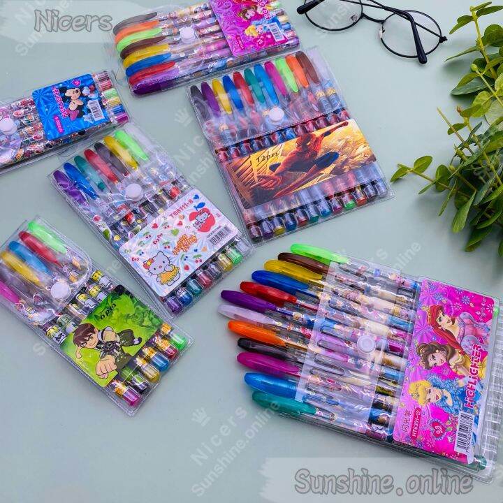 Character Cartoon Glitter Pen Blinkpen Asstd. Color | Lazada PH