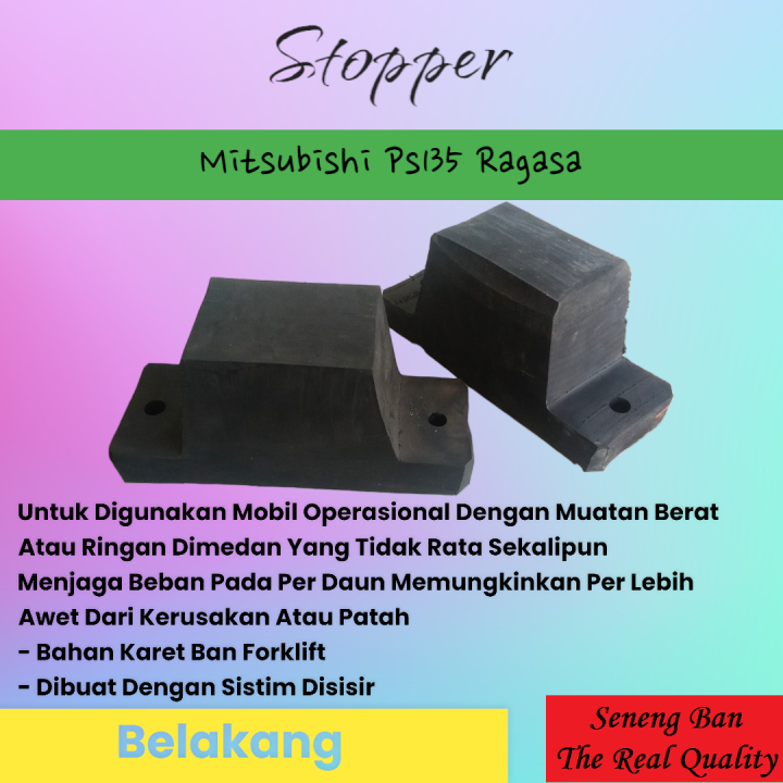 Stopper Belakang Mitsubishi Ps135 Ragasa Bahan Ban Harga 1Pcs | Lazada ...