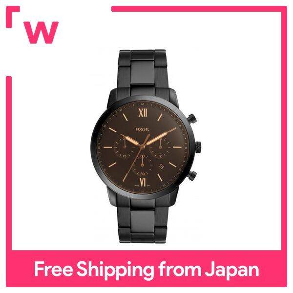 Fossil Wrist Watch NEUTRA CHRONO FS5525 Men's Black | Lazada PH