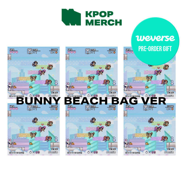 [+Weverse Gift] NewJeans - 2nd EP Album [ GET UP ] Bunny Beach Bag ver | Lazada PH