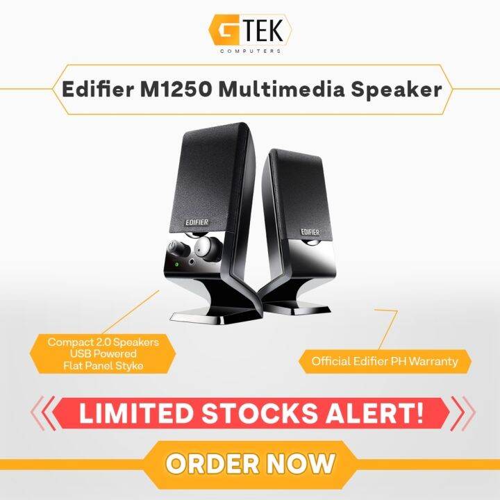 Edifier M1250 USB Powered Compact 2.0 Speaker | Lazada PH