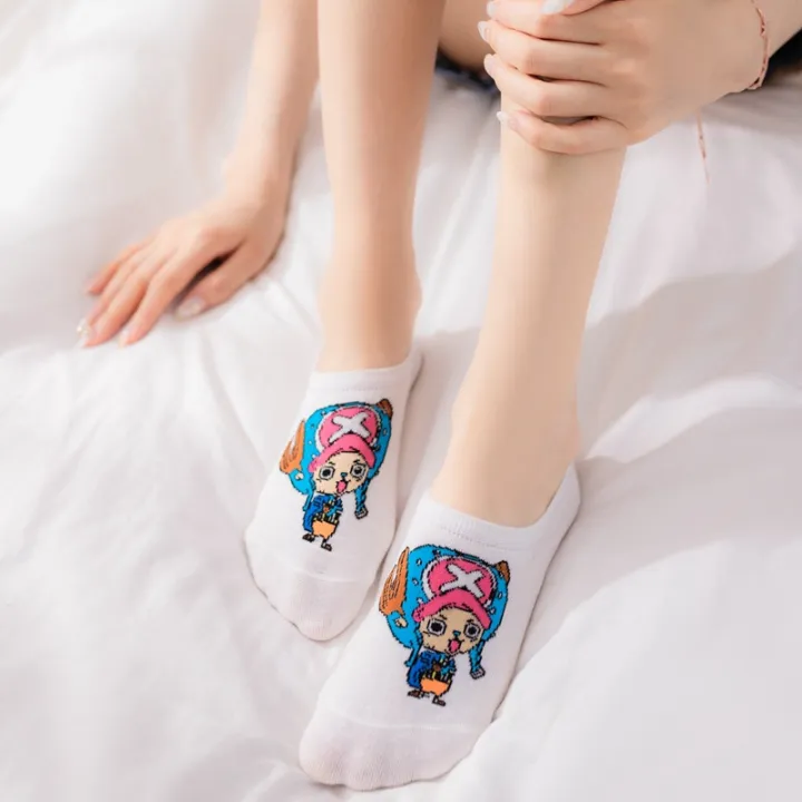 Stokin Pendek Stoking Men Socks Women One Piece Luffy Invinsible Socks ...