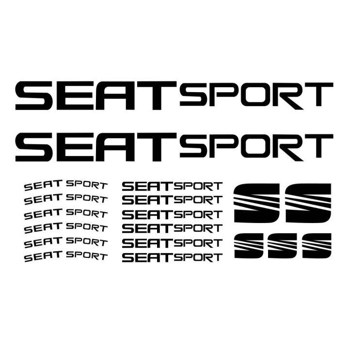 {Xiaofeitian Auto Supplies} 19pcs Decal For SEAT SPORT Rims Alloy ...