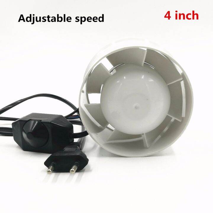 220V 4 Inch Mini Fan Duct Fan Ceiling Ventilation 100mm Exhausted ...