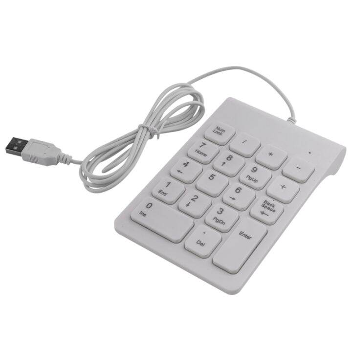 Mini Usb Wired Numeric Keypad Numpad 18 Keys Digital Keyboard For