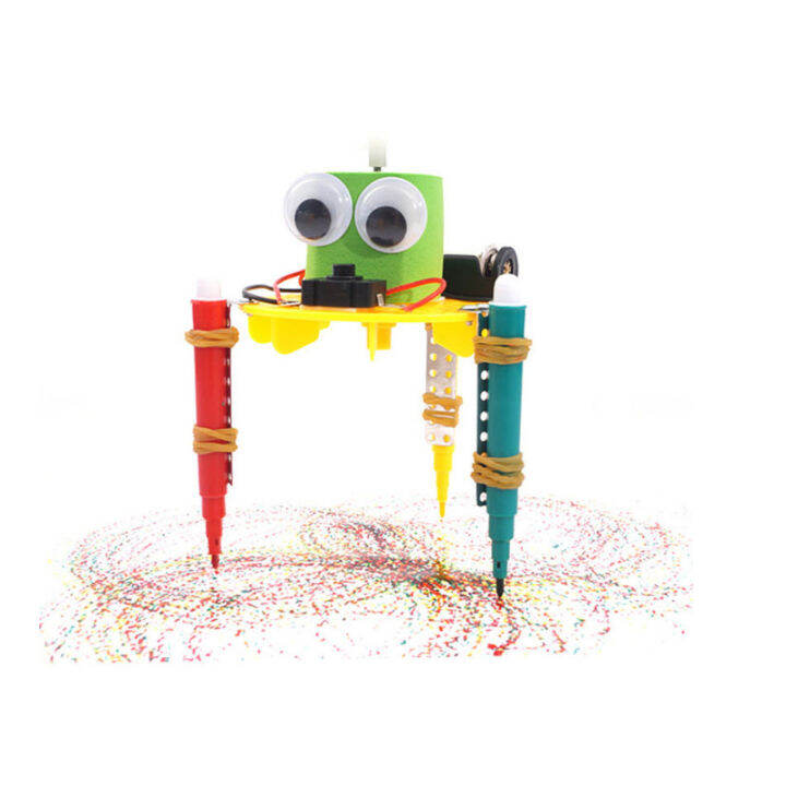 Early Learning DIY Doodle Robot Technology Small Inventions Educational ...