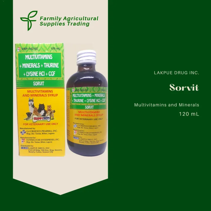Sorvit Syrup Performance Enhancer For All Kinds of Pets 120 mL | Lazada PH