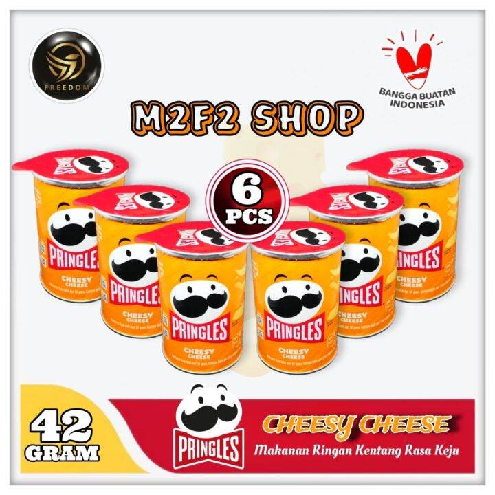 PRINGLES Potato Chips | Keripik Kentang Varian Rasa - 42 gr (Kemasan 6 ...