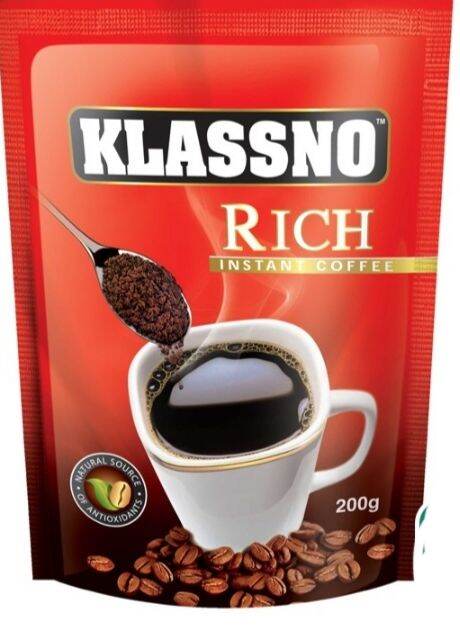 KLASSNO RICH INSTANT COFFEE RF 200GM | Lazada