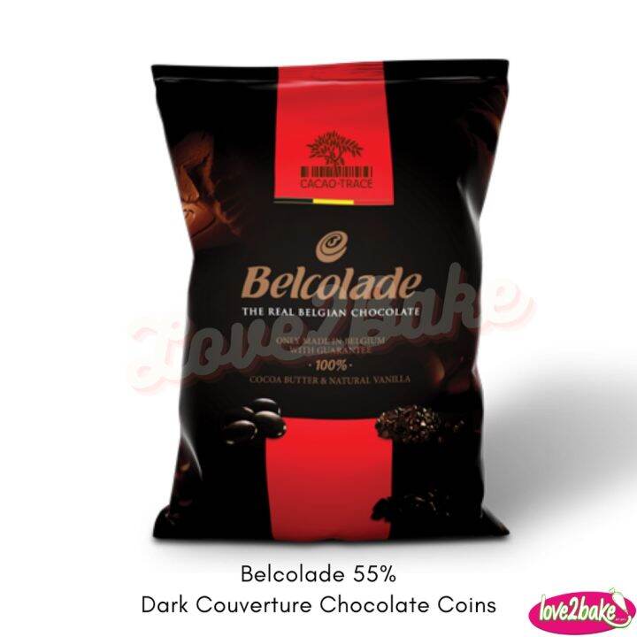 Belcolade Dark Chocolate Coins 55% (Re-packed) (with RISK OF MELTING ...