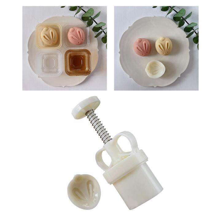 Loviver Hand Press Cookie Stamps Pastry Tool Model for Bath Soap Pastry ...