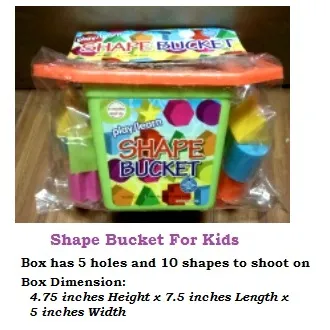 Puzzle Shape Bucket Toys For Kids | Lazada PH