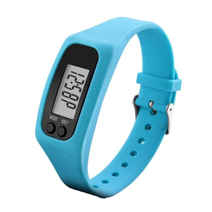 Display Fitness Step Count Tracker Sports Smart Watch Bracelet LED ...