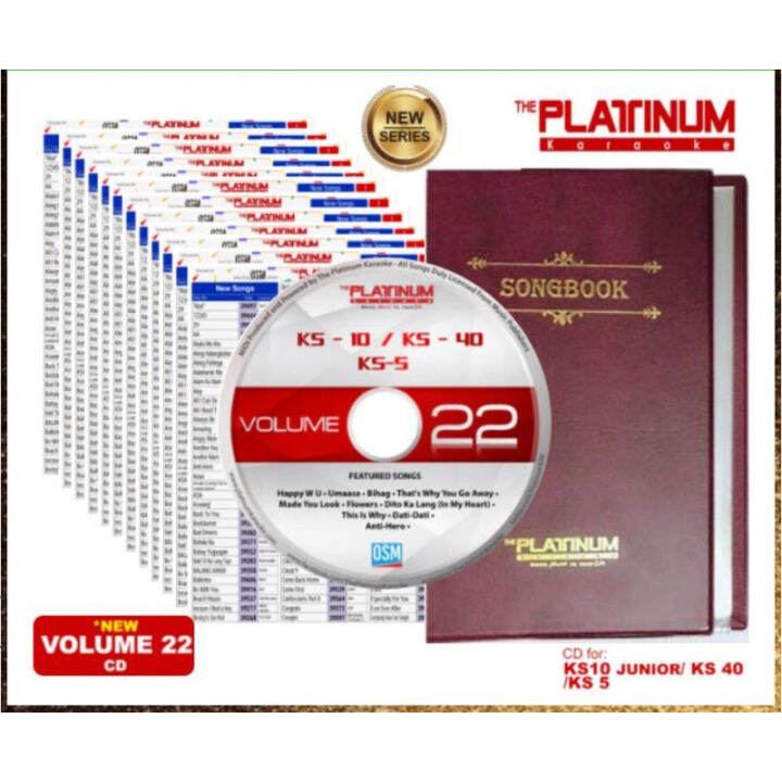 ♀Updated CD and Songbook - Platinum KS5 Junior Lite KS10 Junior 2 (maliit) VOL22♂ | Lazada PH