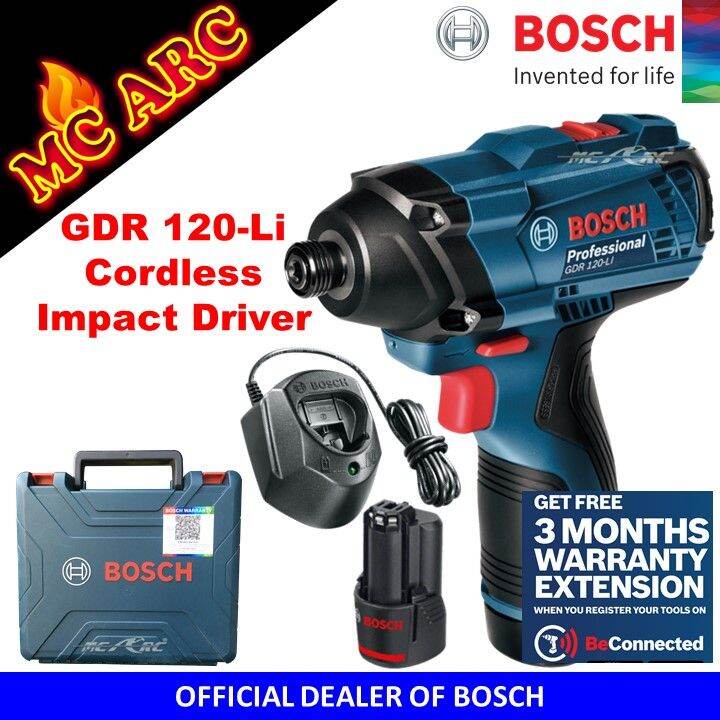 Bosch GDR 120 Li Cordless Impact Driver Original | MC ARC | Authentic ...