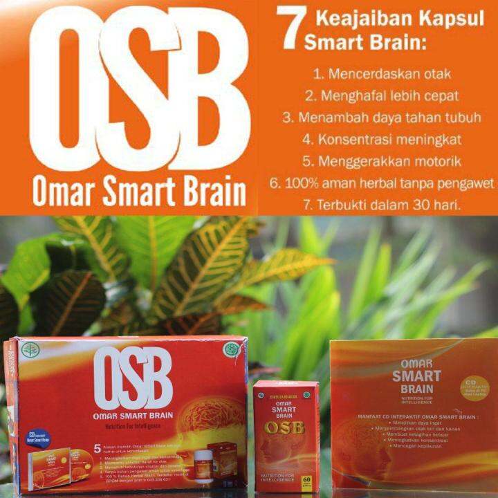 Promo WEEKEND !! 1 botol Omar Smart Brain BONUS MADU Osb Suplemen ...