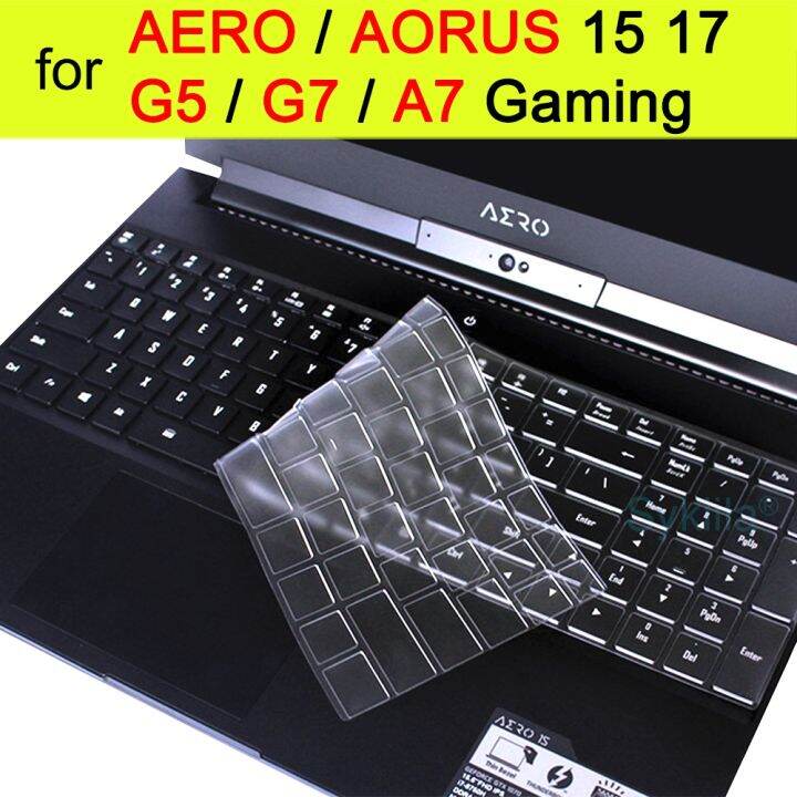 Keyboard Cover for Gigabyte Aero 15 17 HDR 15W 15X Aorus 5 7 15G 15P ...