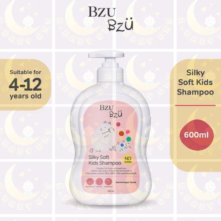 BZU BZU Silky Soft Kids Shampoo 600ml (Exp:06/23) | Lazada