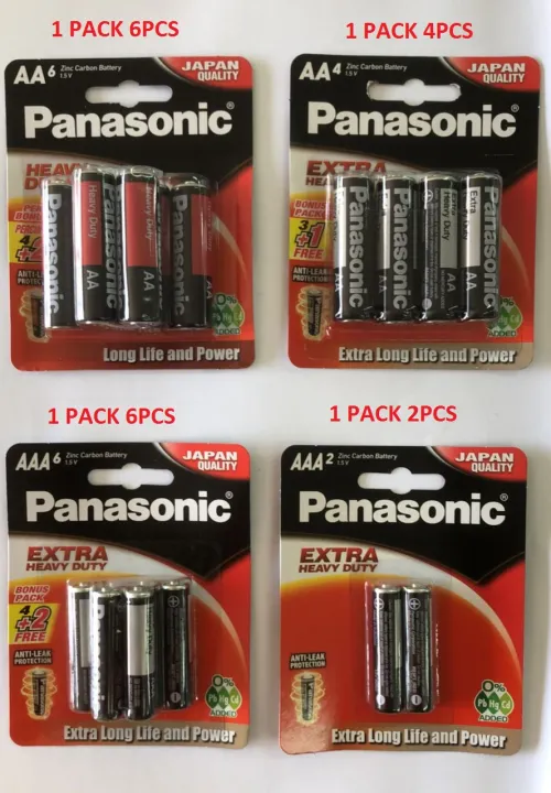 Panasonic Heavy Duty/ Extra Heavy Duty (AA/AAA) | Lazada