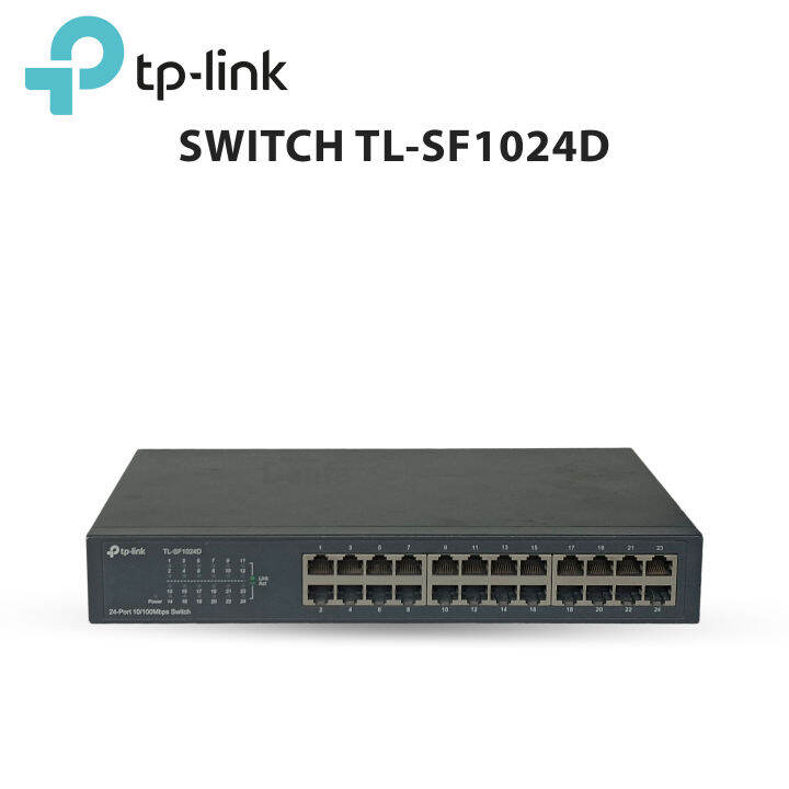 TP-LINK TL-SF1024D 24-port Desktop Rackmount Switch HUB Metal | Lazada ...