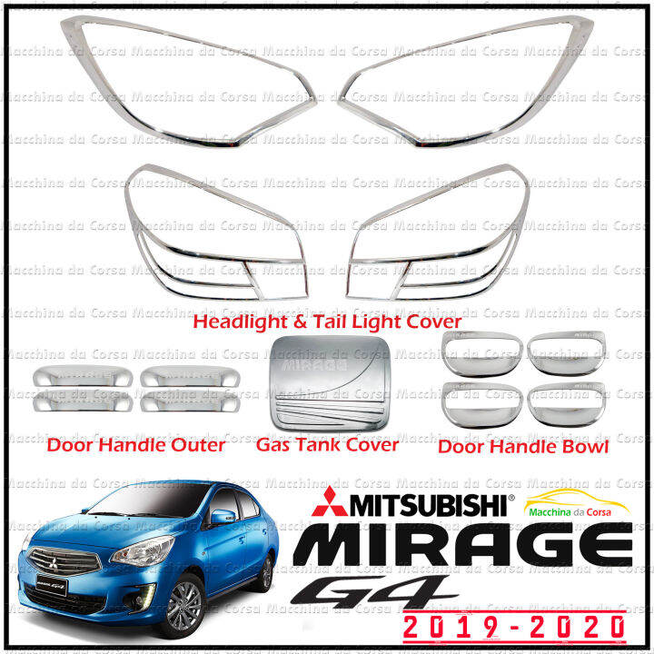 Mitsubishi Mirage G4 2019-2020 Combo Set of Head Light and Tail Light ...