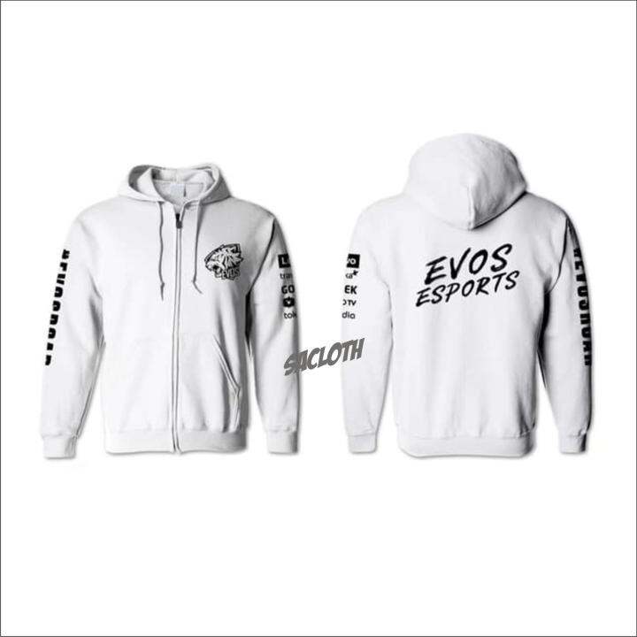 Jaket EVOS ESPORT terbaru white edition | Lazada Indonesia