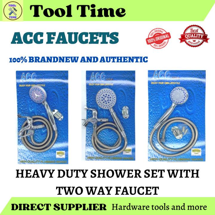 ACC HEAVY DUTY SHOWER SET WITH TWO WAY FAUCET Telephone Shower Head ...