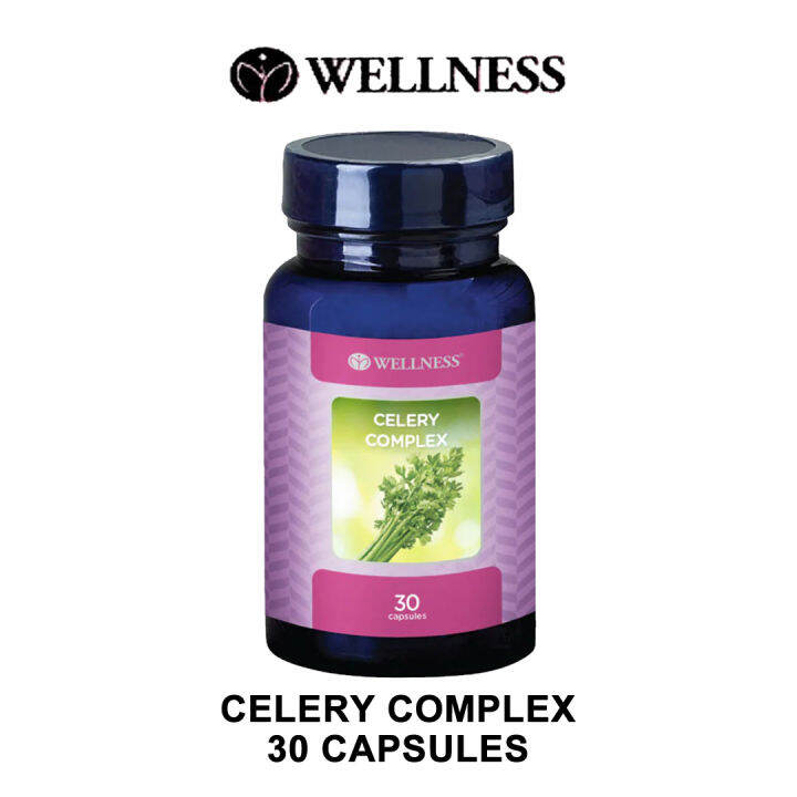 Wellness Celery Complex (30 Capsules) Menurunkan Tekanan Darah Tinggi Hipertensi | Lazada Indonesia