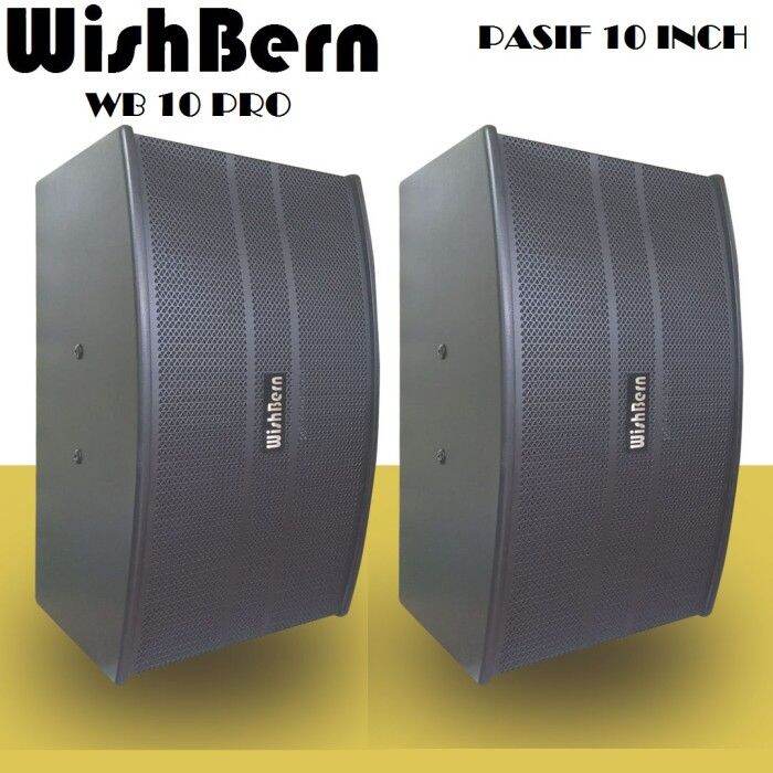 SPEAKER PASIF 10 INCH WISHBERN WB10 PRO / WB 10 PRO KARAOKE SPEAKER ...
