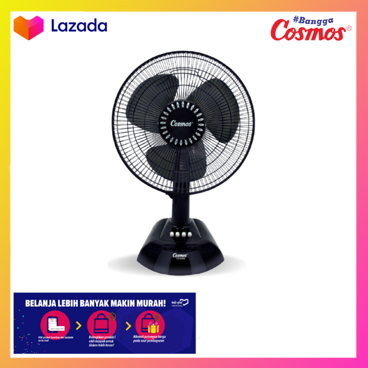 Cosmos 12 LDA TWINO - Kipas Angin 2in1 12 inch (Desk Fan) | Lazada ...
