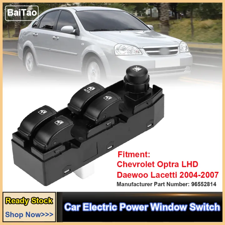 96552814รถหน้าต่างไฟฟ้าสวิทช์ตัวควบคุมหลักสำหรับ Chevrolet Optra LHD ...