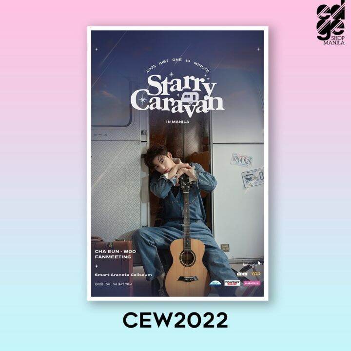 CHA EUN WOO - Just One 10 Minute 2022 IN MANILA Fan Meeting Posters ( 305mm x 470mm ) | Lazada PH