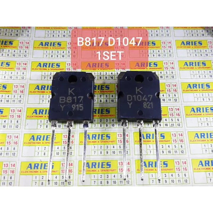 TRANSISTOR B817 D1047 original biasa dipakai Transistor power audio ...