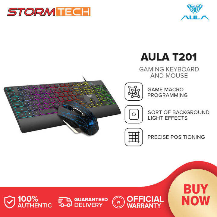 Aula T201 Wired Gaming Membrane Keyboard and Mouse Combo Set | Lazada PH