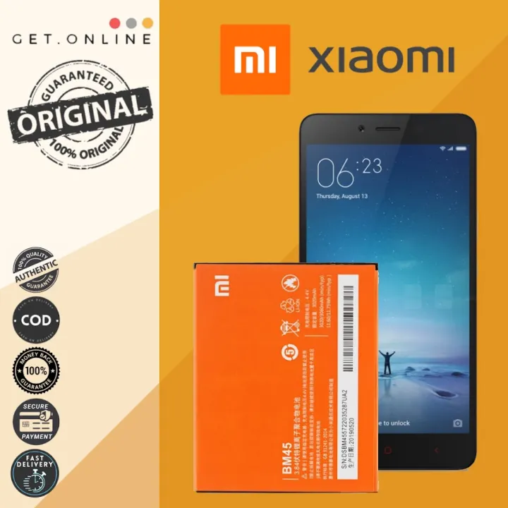 Xiaomi Redmi Note 2 Battery Model BM45 battery | Lazada PH