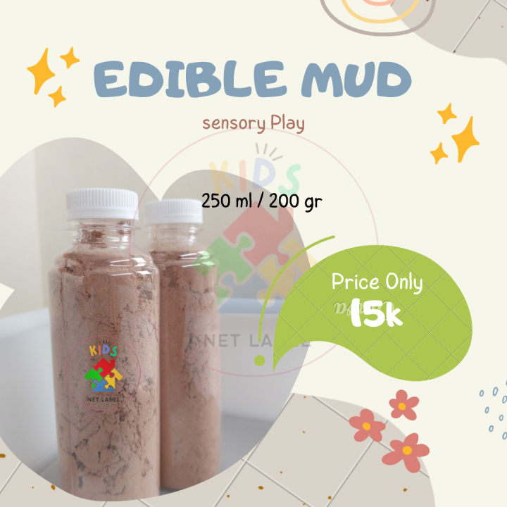 Edible mud / playmud / lumpur foodgrade / tanah buatan / tanah ...