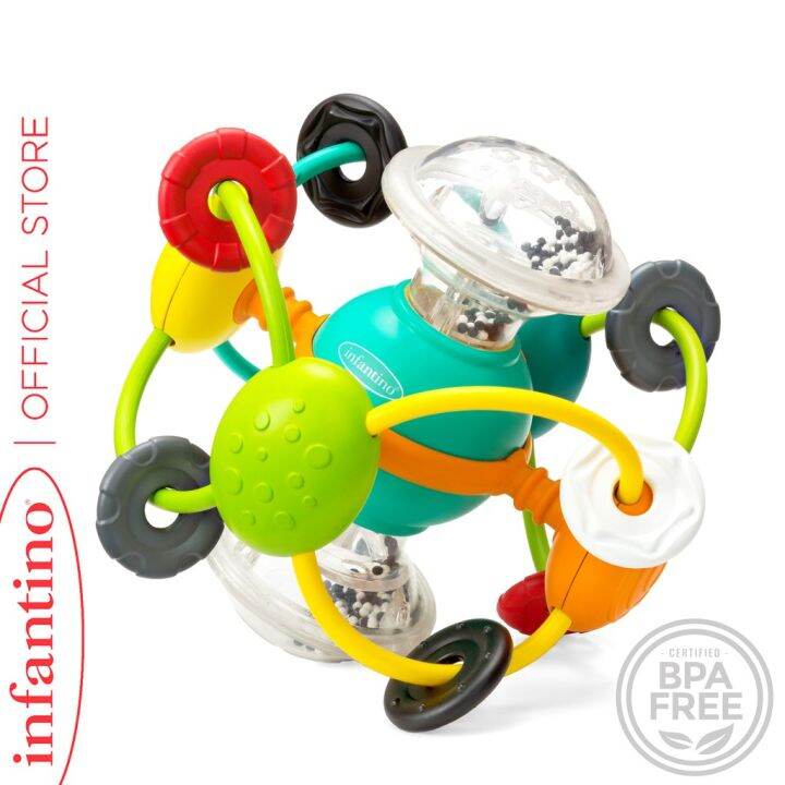 Infantino Activity Ball (BPA-Free) - Multi-Sensory Toy - Gross Fine ...