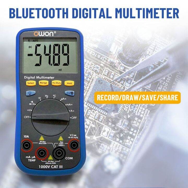 WEAPON High Precision AC/DC True RMS With Bluetooth Digital Profesional ...