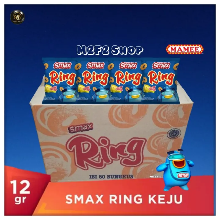 Smax Ring Rasa Keju | Cheese Flavour - 12 gr (Kemasan Karton) | Lazada ...