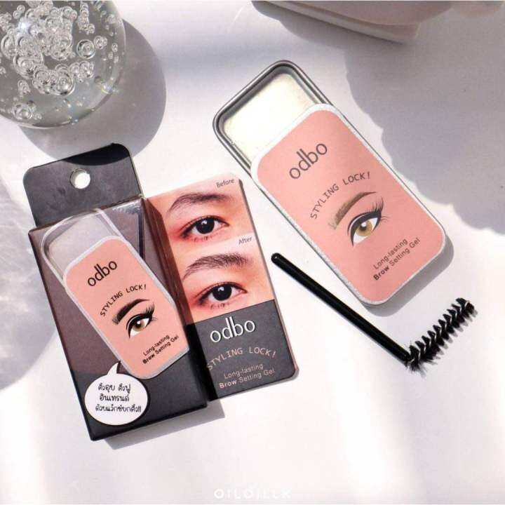 เจลใส ปัดคิ้วอุย คิ้วฟู odbo Styling lock Brow setting Gel OD799 (16g.) | Lazada.co.th