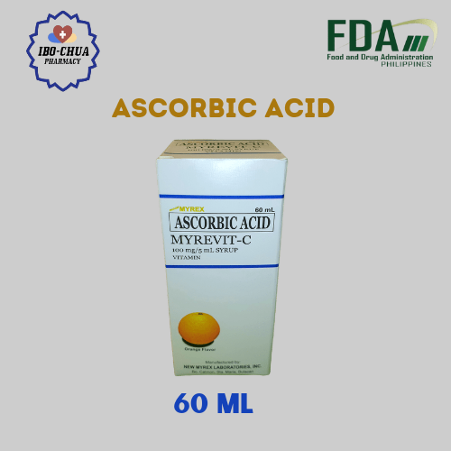 Vitamin C Ascorbic Acid (Myrevit-C) Syrup 60ml | Lazada PH