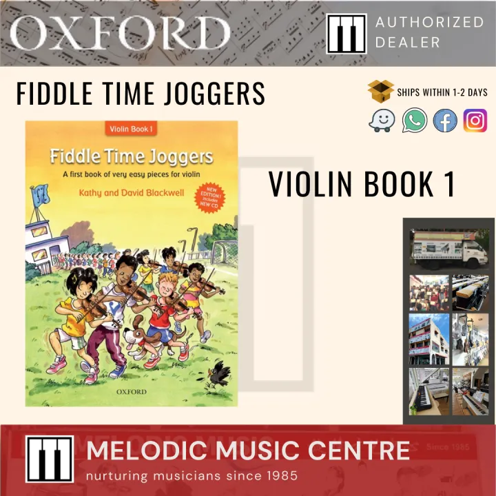 Fiddle Time Joggers Violin Book 1 with CD by Kathy and David Blackwell ...