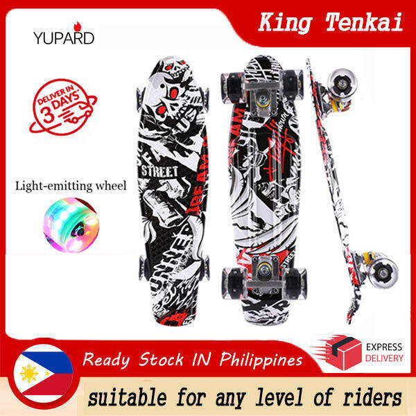 YUPARD [COD+Delivery within 72 hours] Skateboards 22 Inch Mini Cruiser ...