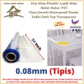 (1 Meter) Alas Meja Plastik/ Lapik Meja /Balut Buku/ PVC Clear/Jernih ...