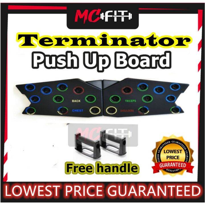 MCFIT 【TERMINATOR】Push Up Board Body Building Fitness Exercise Tools ...
