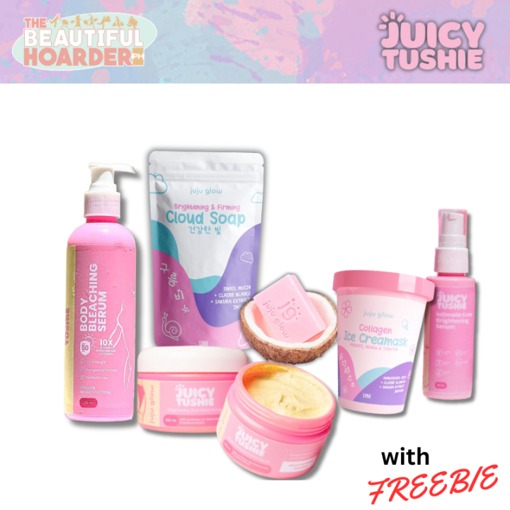 Juicy Tushie Butt Scrub / Juicy Tushie Intimate Brightening Serum 100% ...